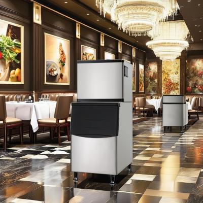 China Commercial Home Business 191kg Block Ice Maker LED Automatic Cube Machine for Supermarket Use Single-Temperature Home for sale