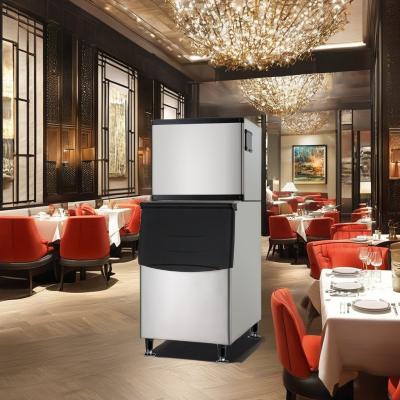 China Commercial Home Business Block Ice Maker 125kg Automatic Cube Machine LED Supermarket Use Single-Temperature Home Refrigerator for sale