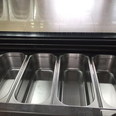 China 210L Commercial Used Table Top Ice Cream Freezer for sale