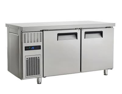 China Customizable Undercounter Air-Cooled Bar Workbench Fridge Kitchen Application Workbench Chiller/Refrigerator for sale
