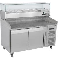 Quality Top Saladette Refrigeration Salad Fridge Salad Pizza Prep Refrigerator Display for sale