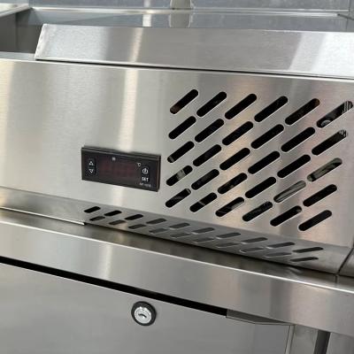 China Glass Top Salad Bar Counter Display Used for sale