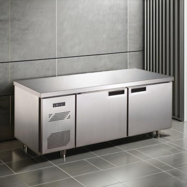 Quality Commercial Kitchen Undercounter Refrigerator Single-Temperature Air Cooler ETL Certified for Display in a Working Bench for sale