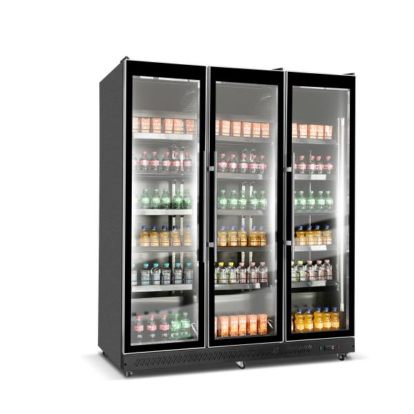 Quality Commercial Refrigerator  3 Door Supermarket Display Chiller Machine Beverage Chiller Factory Price Beverage Chiller for sale