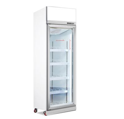 China Commercial Supermarket Juice and Drink Display Freezers Upright Cooler with Glass Doors Single-Temperature Cool Climate Type for sale