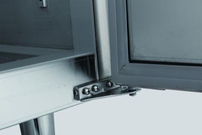 Cina Frigorifero Commerciale 2 Porte Acciaio Inox Verticale in vendita