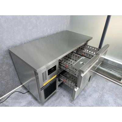 Cina Frigorifero a cassetto in acciaio inossidabile commerciale con 4 cassetti a temperatura singola e scorrevole importato in vendita