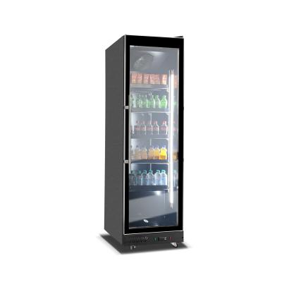 Cina 560L Commercial Single Luxury Glass Door Beverage Display Chiller Showcase Supermarket Frigorifero Congelatore Air Cooler Rifrigerazione in vendita