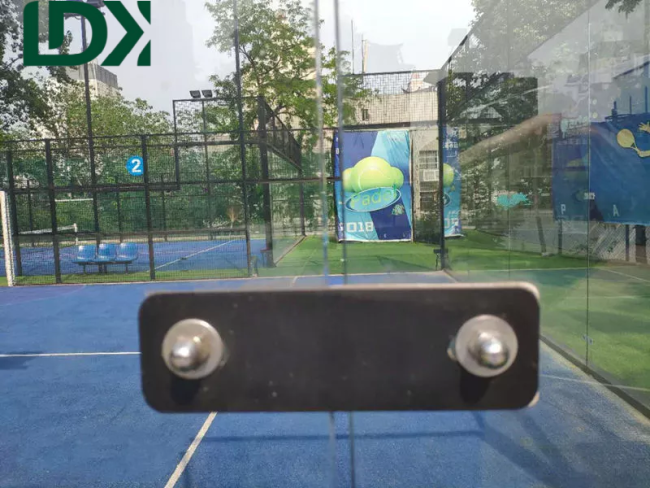 Complete padel court installation example