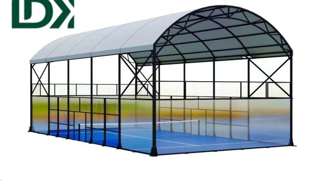 Customizable ceiling options for padel court