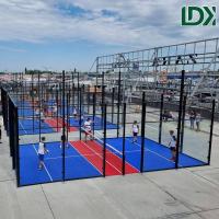 Quality CE Soccer Field Cage Padel Court Sport Football Padbol Court With Tempered Glass for sale