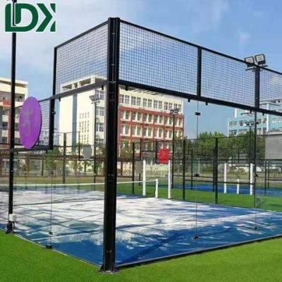 China Outdoor Tournament Grade 360° Panoramic Professional Padel Court Perfect Choice For Sports Equipment for sale