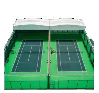 Quality Durable Dome Padels Court Canopy Padel Court Tent Wind Resistant Aluminum Frame for sale