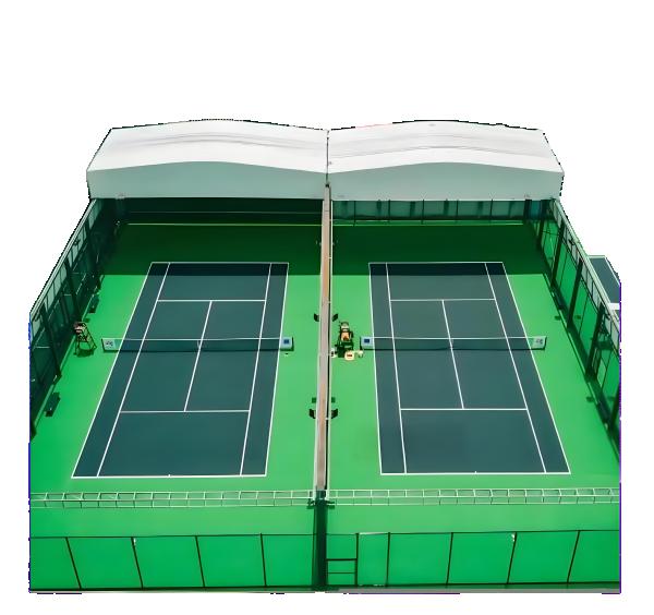 Quality Durable Dome Padels Court Canopy Padel Court Tent Wind Resistant Aluminum Frame for sale