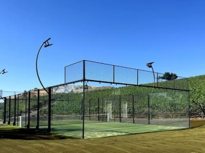 China Panoramic Padel Court Glass Fencing, Custom Sizes, Affordable Pricing for sale