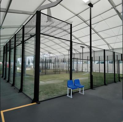 China ​Foldable Padel Tennis Tent - Made in China with UV-Resistant Fabric & EN1090 Structural Certification for sale