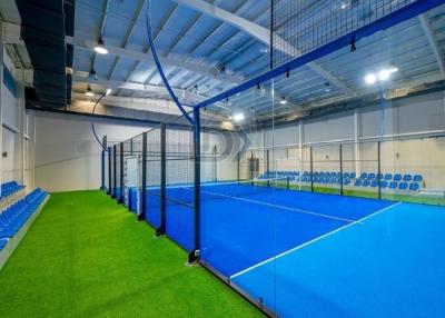 Cina Erba sintetica economica per campo da padel 8 colori Polietilene Lunghezza rotolo 25m in vendita