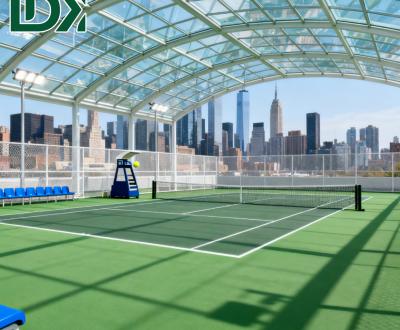 China Modifiable Eco-Friendly Padel Court Cover - CE/EN Approved, Rainproof, Suitable for Indoor & Outdoor Activities for sale
