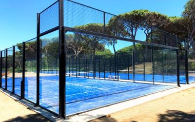 Cina Campi da Padel Professionali in Vetro - Recinzione in Vetro Temperato Certificata CE/EN in vendita
