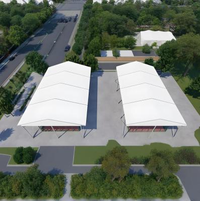 China Retractable Padel Court With Roof 20m X 10m Or Customize Field Size Corrosion Resistance for sale