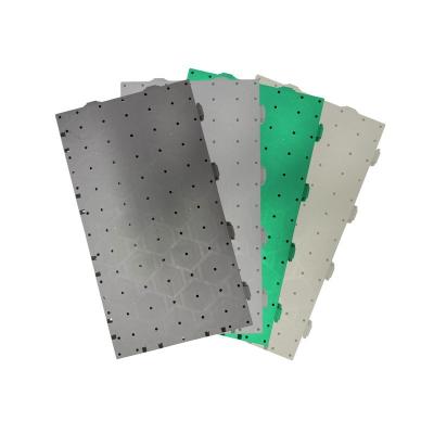 China Outdoor Playground Lawn Protection Flooring Mats Turf Grass Anti-skid Protecting Plastic Floor Mats for Stadium Concert for sale