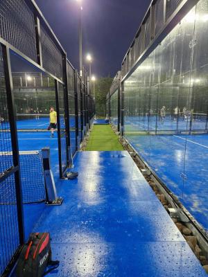 China Hot Selling Panoramic Padel Court Portable Outdoor Paddle Tennis Court for Sale for sale