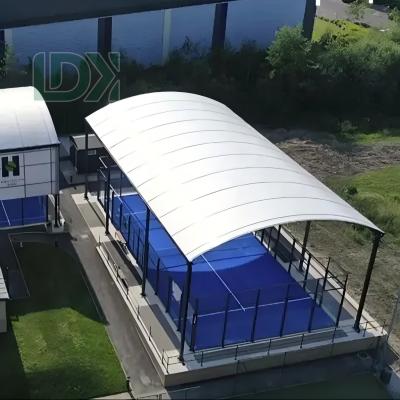 China LDK Padel Court With Roof Customized Fixed Roof Covered Padel Court For Sales for sale