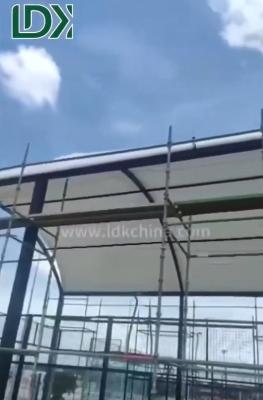 China Elite Performance Padel Arena With Climate Controlling Canopy Cover for sale