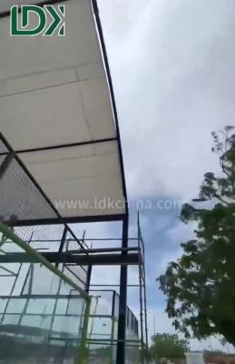 China Elite Performance Padel Arena With Climate Controlling Canopy Cover for sale