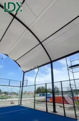 China Year Round Padel Excellence Under A Retractable Protective Canopy for sale