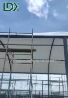China Professional Padel Court with Retractable Canopy - 20m x 10m Field Size, 12mm Tempered Glass, CE & ISO Certified for sale