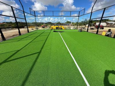 China High-Performance 360° Full-Circle Padel Tennis Court – Safety Tempered Glass Panel Construction for sale