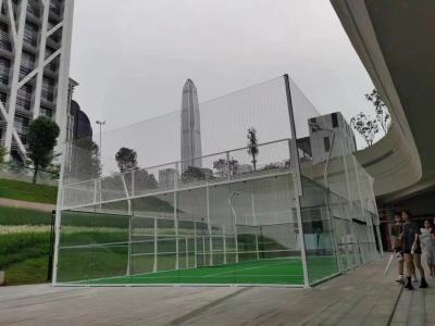 China Long Lasting 360 Degree All Round View Padel Tennis Court With Strengthened Glass Panels for sale