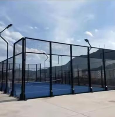 China High Quality Panoramic Classic Paddle Court Equipment Hot Sales Padel Tennis Court From China Supplier for sale