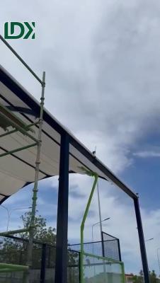 China High Durability Covered Padel Field Reinforced Resistant Roof Sturdy Padel Venue for sale