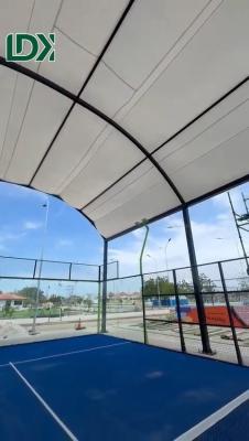 China Premium High Strength Covered Padel Court With Roof Wear Resistant Roof Long Life for sale