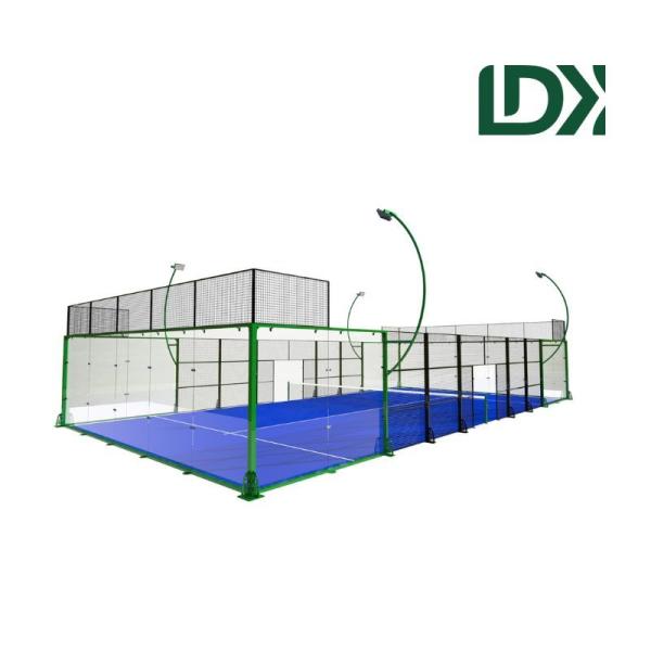Quality 2025 New Super Panoramic Padel Courts Paddle Court Supplier Latest Design Classic Padel Tennis Court for sale
