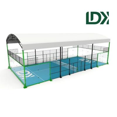 Cina Copertura tetto campo da Padel Panoramica Cancha Padel Court Con Tetto in vendita