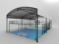 Quality Durable Padel Court Tent Outdoor Sports Structure for sale