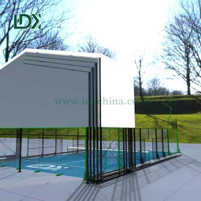 China Outdoor Heavy Duty A Frame Tent PVC PVDF Cover For Padel Courts for sale