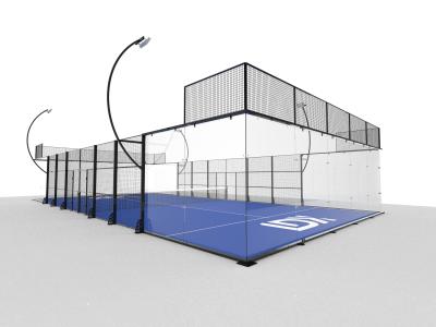 China Premium Padel Court Manufacturer Modern Design Professional Indoor Padel Tennis Court for sale