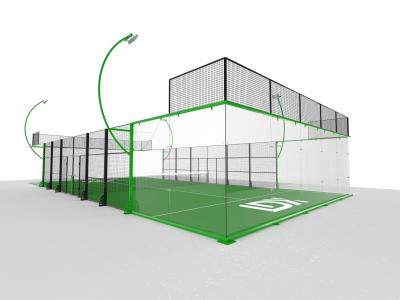 China Reliable Padel Court Supplier Latest Custom Design Indoor Professional Padel Court for sale