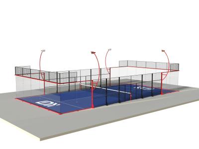 China Super Panoramic Padel Tennis Court Sports Panoramic Paddle Court Buy Padel Court Cancha De Padel for sale