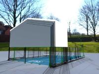 Quality Padel Court Roof System for All-Weather Training and Club Facilities for sale