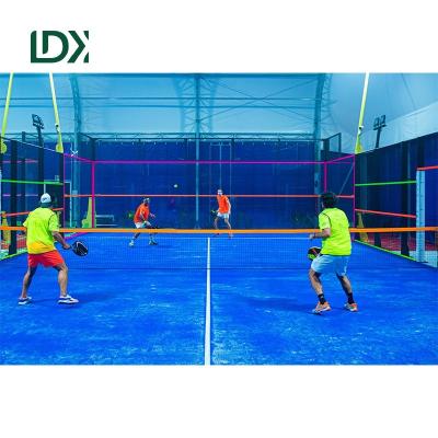 China Professional Padel Court with LED Lighting for Sports Center Installation for sale