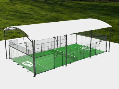 China All-Weather Padel Court Roof System for Outdoor Club Courts for sale