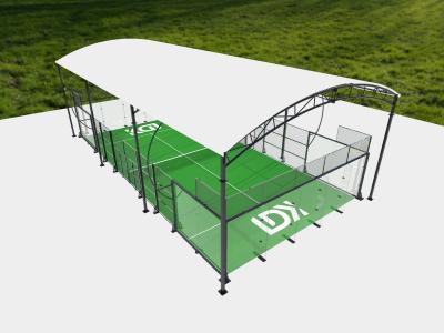 China High-Strength Metal Roof for Padel Court Outdoor Protection for sale