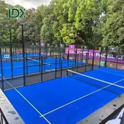 China Hot Sale Padel Sports Court Equipment Panoramic Type Full Panoramic 