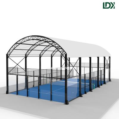 China Covered Padel Court Designed for Commercial Clubs and Investment Projects for sale