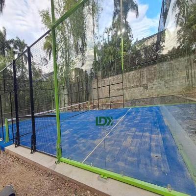 China Commercial Padel Court Outdoor Price Panoramic Glass Padel Court for Clubs for sale
